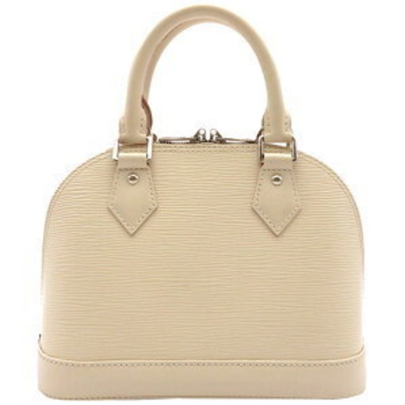 Louis Vuitton | Bags | Louis Vuitton Bag Alma Bb Quartz Pink Beige ...